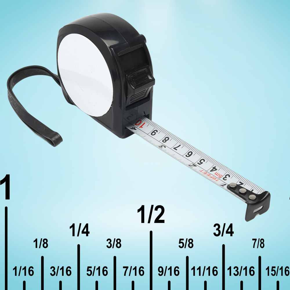16-Foot Sublimation Measuring Tape Blanks – Aluminum Insert with Inch ...