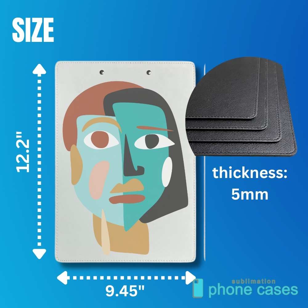 PU Large A4 Clipboard Sublimation Blanks – Double-Sided, White - SPC ...