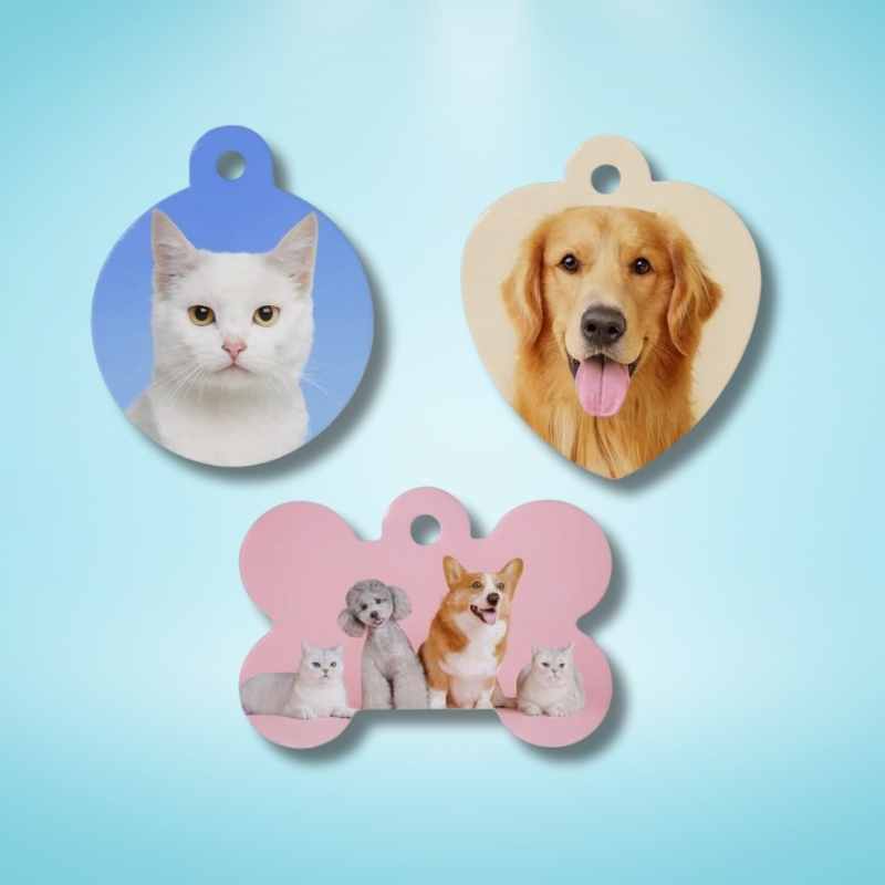 Double-Sided Aluminum Pet Tags for Sublimation – Durable, Lightweight ...
