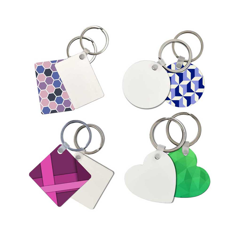 Sublimation Blank Keychain / Keytag-2-Sided MDF - SPC - Sublimation ...