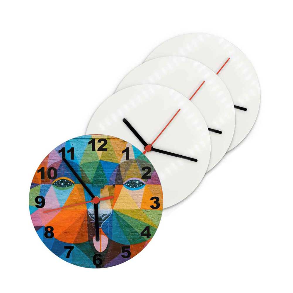 Sublimation Blanks Wall Clock MDF Blank with Motor Kit -DIY- 8" | 12 ...