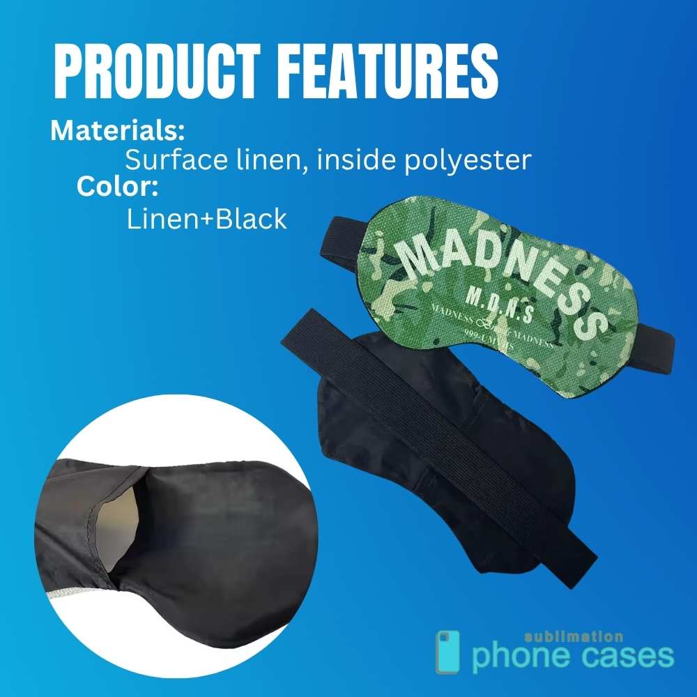 Sublimation Eye Masks Blank - SPC - Sublimation Phone Cases